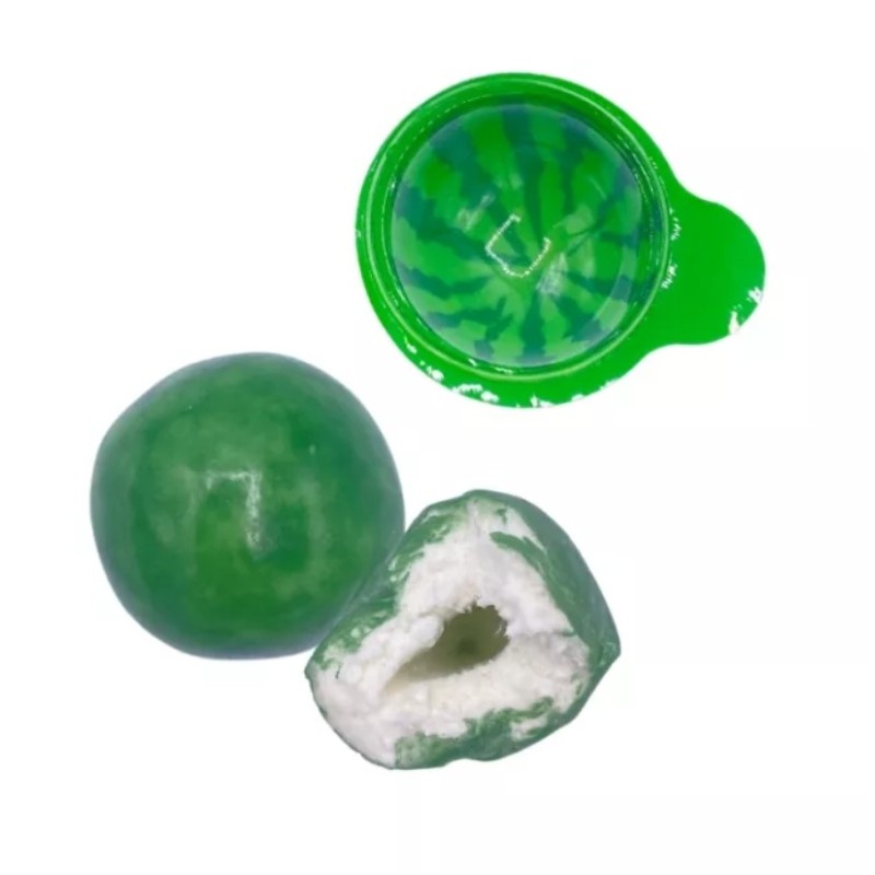 Chewing-gum coeur liquide pastèque